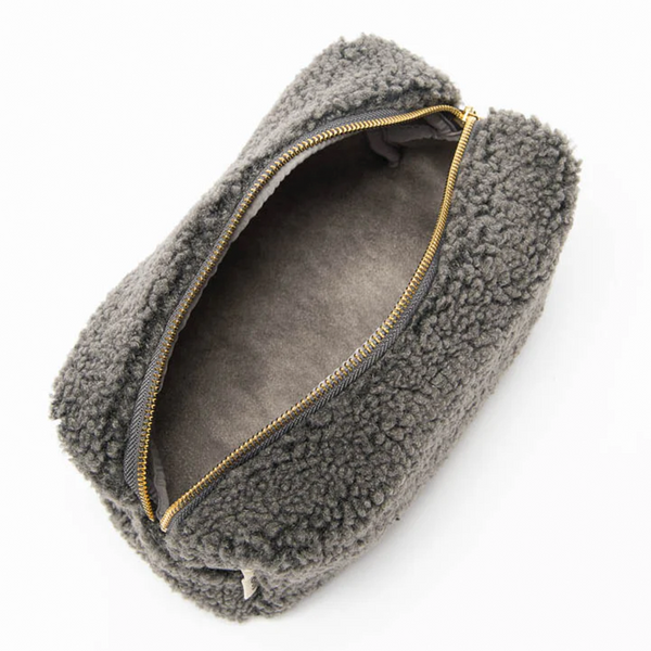Graues Necessaire aus Teddy-Stoff | Studio Noos Jetzt bestellen ...